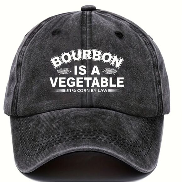 Accessories | Bourbonis A Vegetable Classic Cap Black Distressed Cap ...